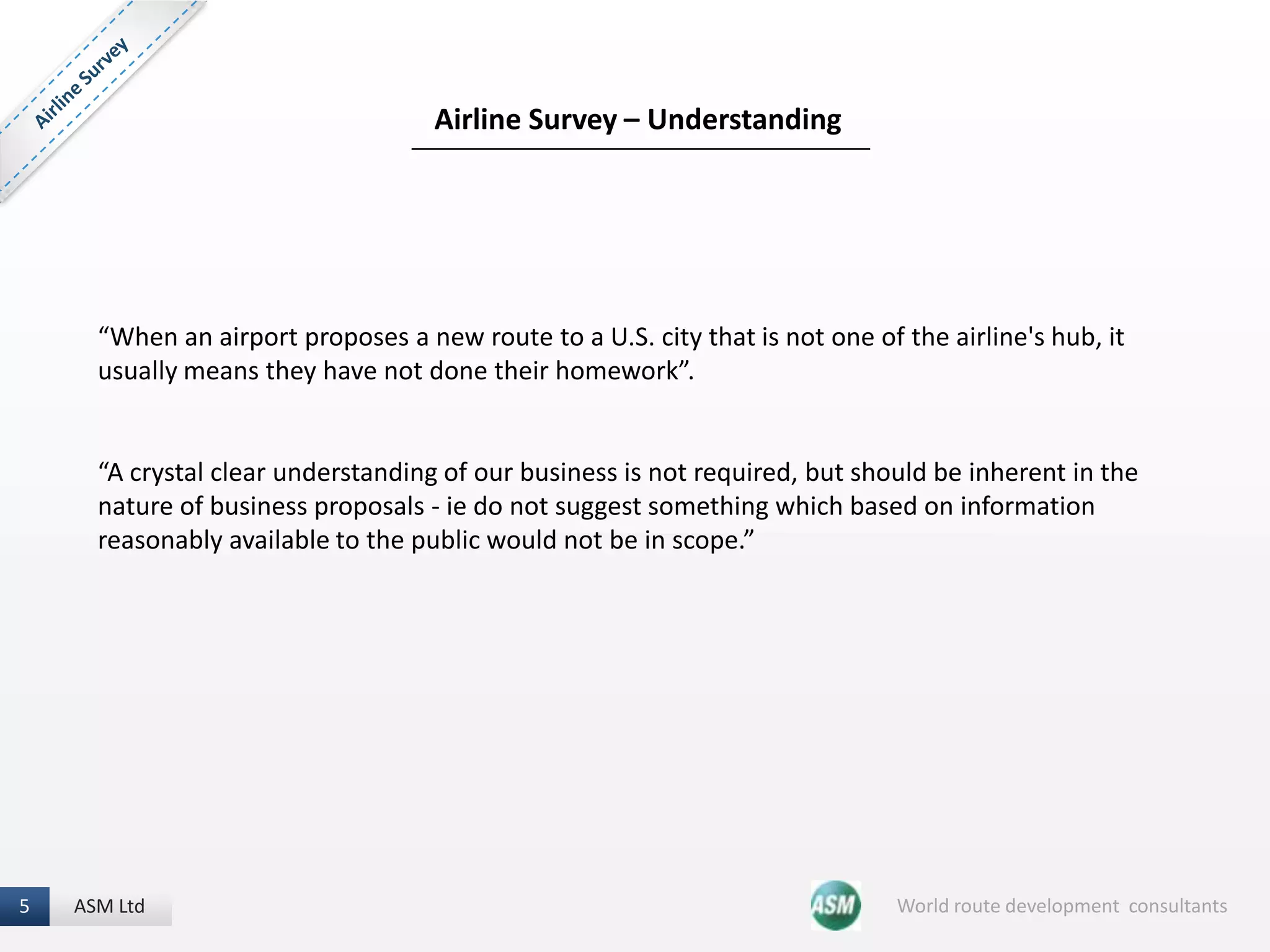 Airlines survey results next era of route development - final | PPTX ...