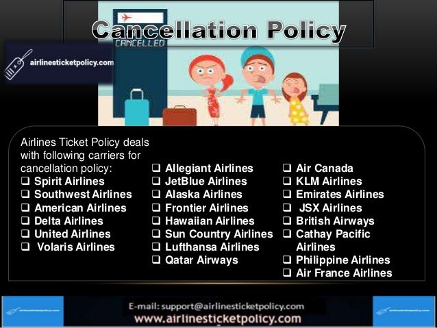 Airlines Ticket Policy | One Stop For All Airlines Policies | PPTX