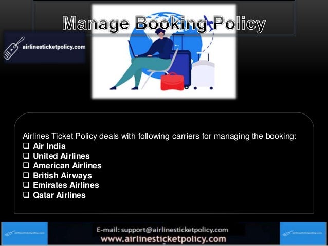 Airlines Ticket Policy | One Stop For All Airlines Policies | PPTX