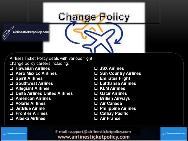 Airlines Ticket Policy | One Stop For All Airlines Policies | PPTX
