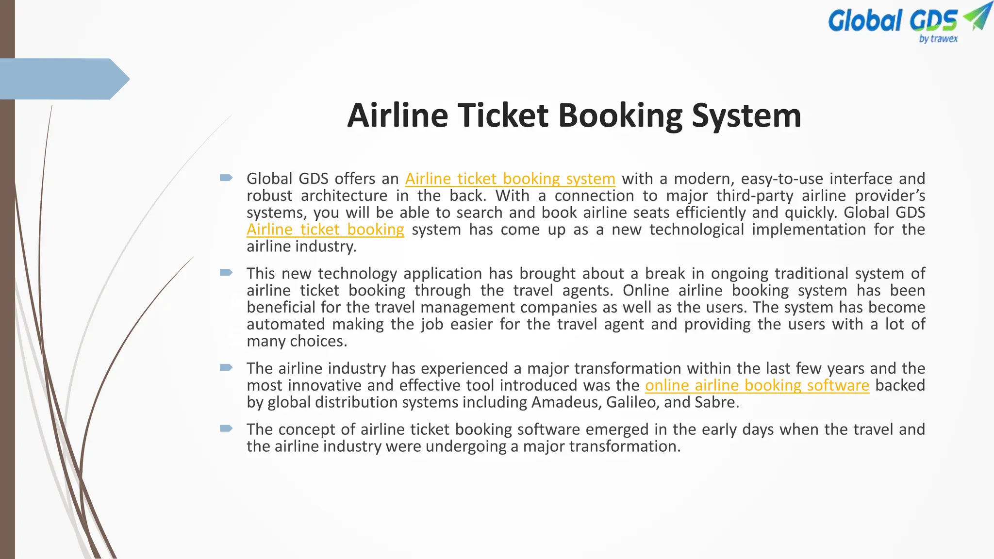 Airline Ticket Booking System, Airline Booking System | PPTX