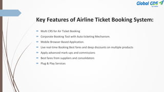 Airline Ticket Booking System, Airline Booking System | PPTX