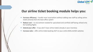 Airline Ticket Booking System, Airline Booking System | PPTX
