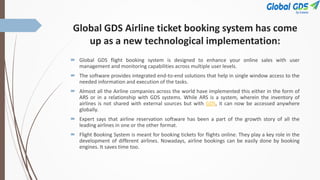 Airline Ticket Booking System, Airline Booking System | PPTX