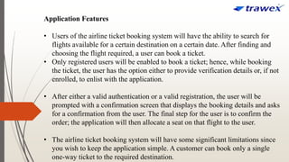 Airline Ticket Booking System Presentation | PPTX