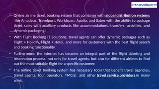 Airline Ticket Booking System, Flight Ticket Reservation System | PPTX