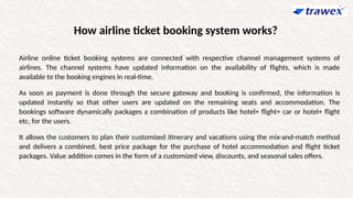 Airline Ticket Booking System | Airline Ticketing Software | PPTX