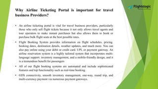Airline Ticketing Portal | PPTX