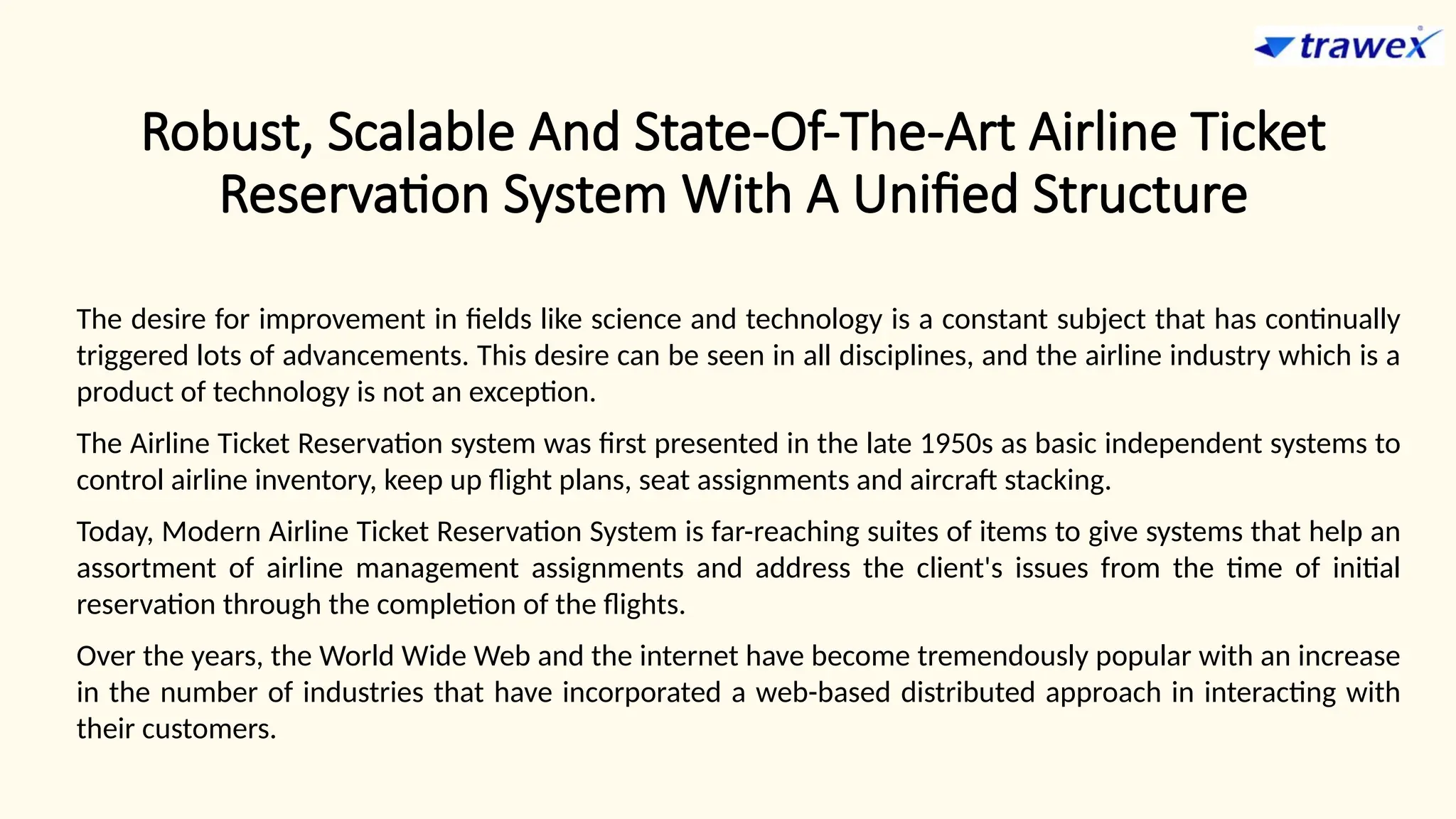 Airline Ticket Reservation System | Airline Reservation System | PPTX