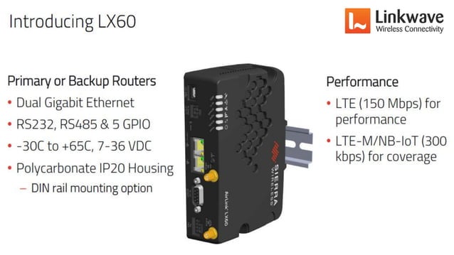 Sierra Wireless AirLink LX60 Introduction | PPT