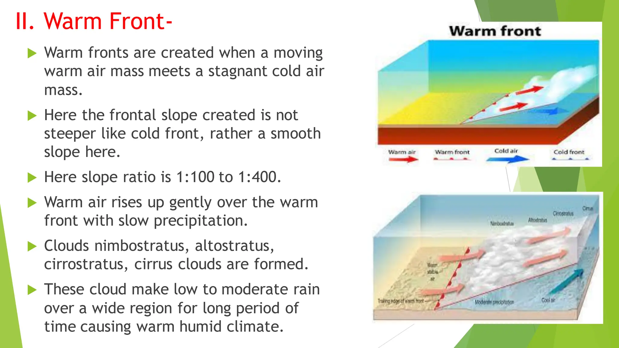 AIR MASS AND ITS TYPES AND FRONT AND DIFFERENT KINDS IF FRONTS | PPT