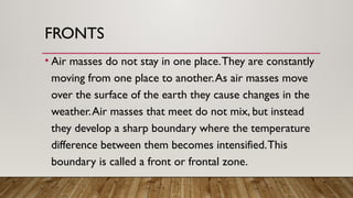 Air Masses powerpoint for CSEC Integrated Science. | PPTX