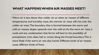 Air Masses powerpoint for CSEC Integrated Science. | PPTX