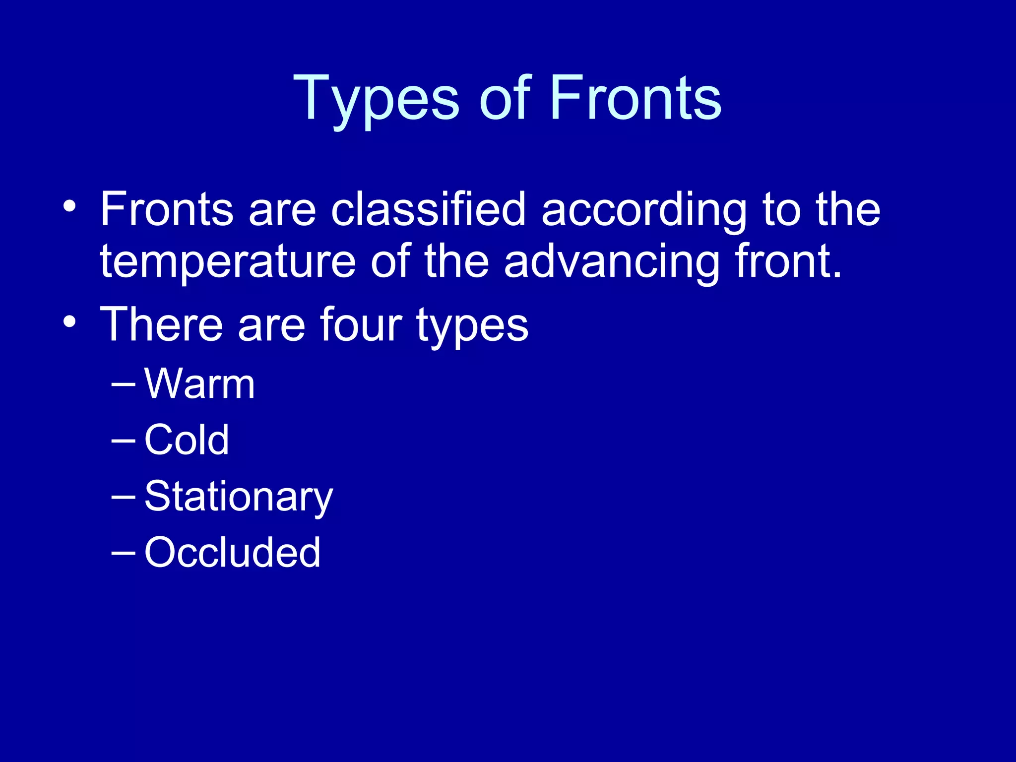 Air masses and fronts | PPT