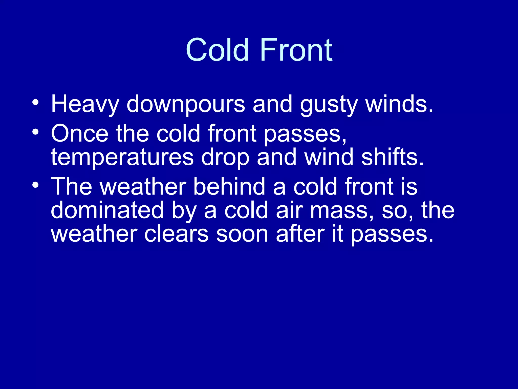 Air masses and fronts | PPT | Weather | Science