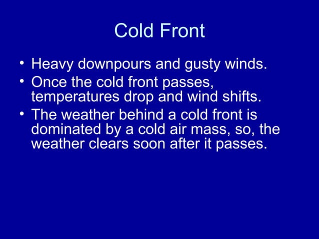 Air masses and fronts | PPT | Weather | Science