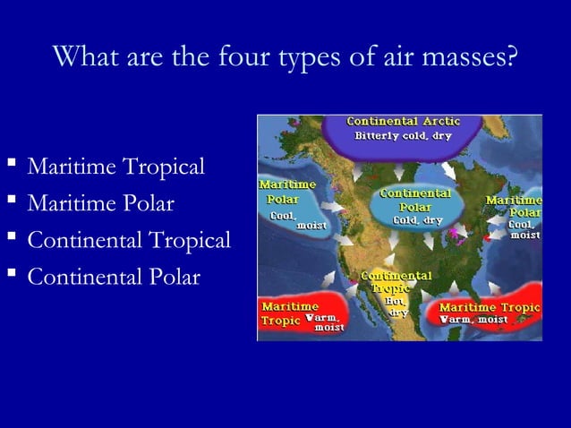 Air masses and fronts | PPT | Weather | Science
