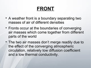 Air masses and fronts | PPT | Weather | Science
