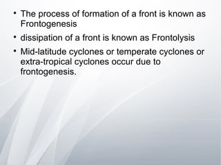 Air masses and fronts | PPT | Weather | Science
