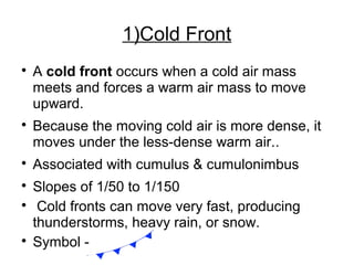 Air masses and fronts | PPT | Weather | Science