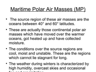 Air masses and fronts | PPT