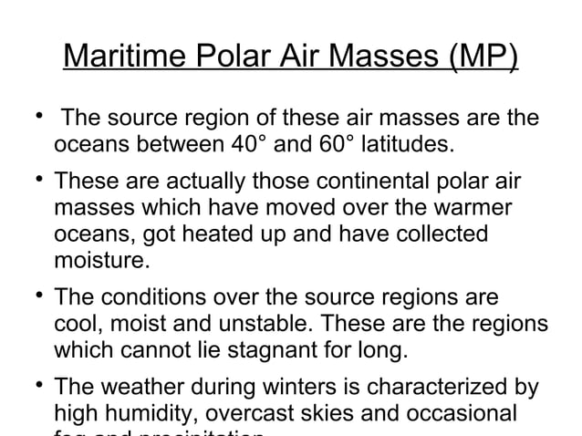 Air masses and fronts | PPT | Weather | Science