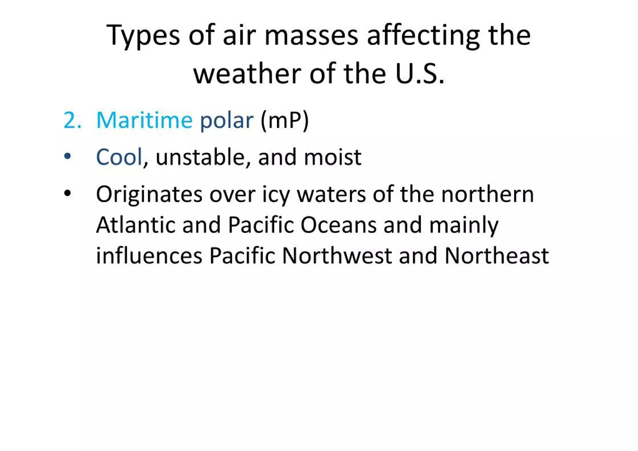 Air Masses And Fronts | PDF