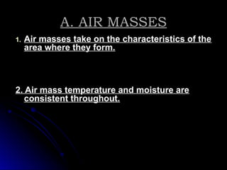 Grade 8 Quarter 3 week 5 Air Masses and Fronts | PPT