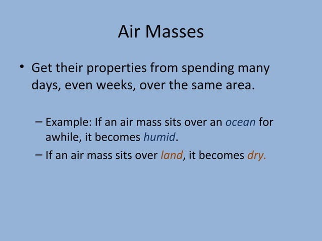Air masses and fronts 2013 | PPT