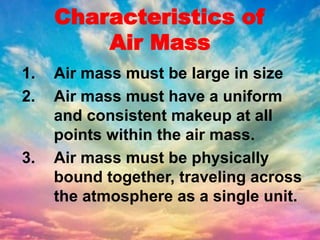 AIR MASSES AND FRONT | PPTX