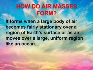 AIR MASSES AND FRONT | PPTX