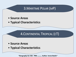 Air Masses & Fronts for pms and css in 2025 notes | PPT