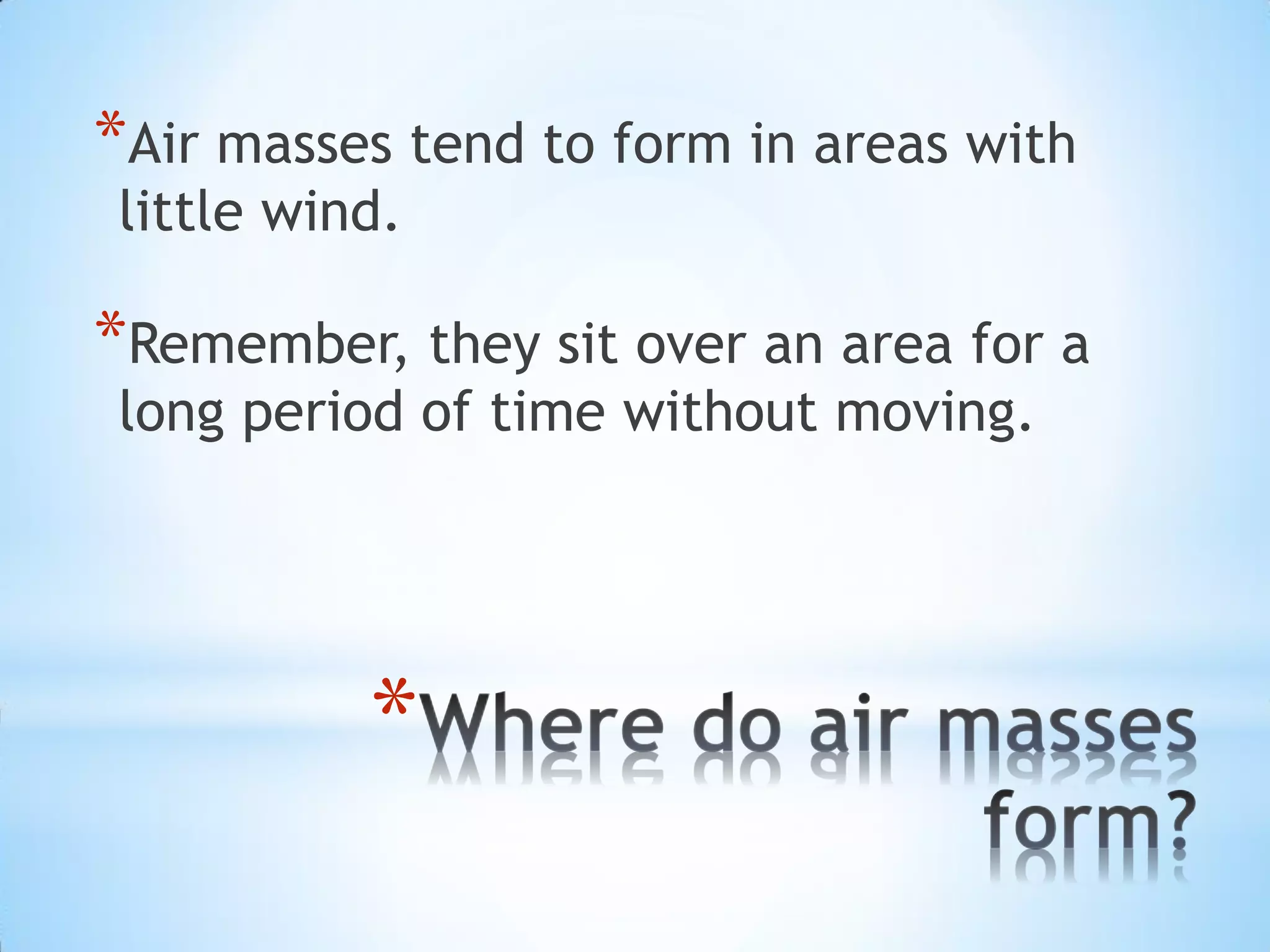 Air masses ppt cscope | PPT