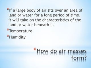 Air masses ppt cscope | PDF