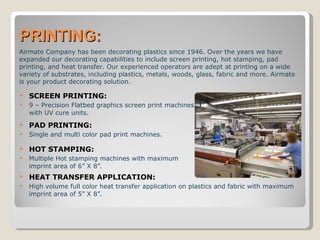 Airmate Company Presentation | PPT