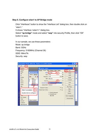 Air max5 and_mikrotik_router_board_connection_guide_revised | PDF ...