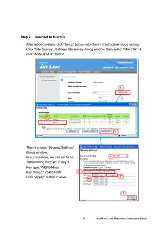 Air max5 and_mikrotik_router_board_connection_guide_revised | PDF ...