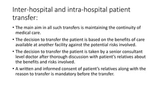 Air medical transport | PPTX