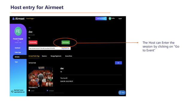 Airmeet Tutorial | PPT | Free Download