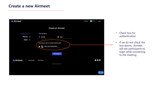 Airmeet Tutorial | PPT | Free Download