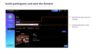 Airmeet Tutorial | PDF