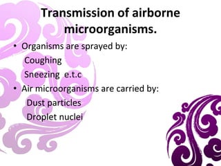 Air microbiology | PPTX