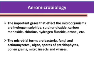 Air microbiology | PPTX