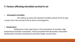 Air microbiology | PPTX