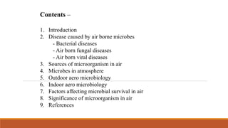 Air microbiology | PPTX