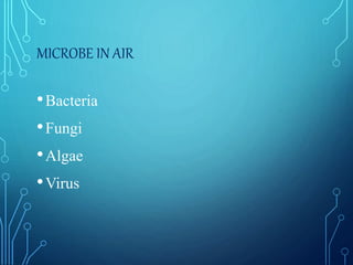 Air microbiology | PPTX