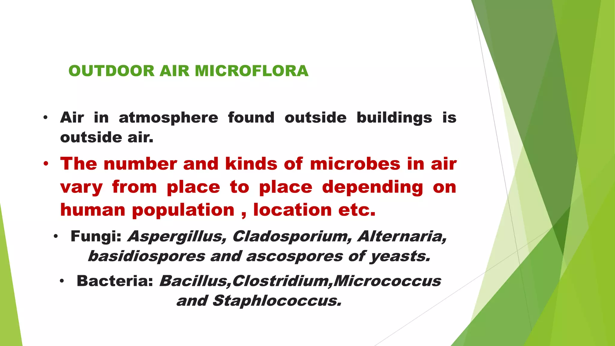 Air microbiology ppt | PPTX