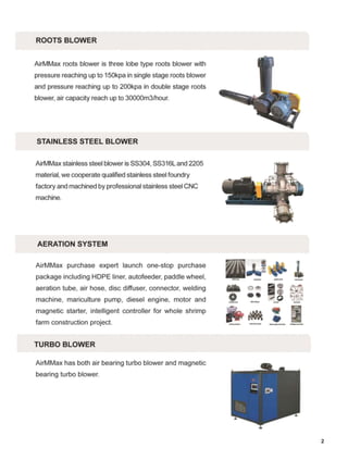 Airmmax amlt series roots blower-aquaculture | DOC