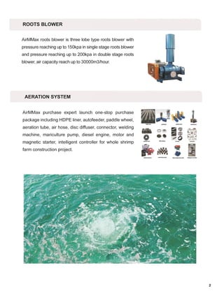 AirMMax AMSR series roots blower-aquaculture | PDF