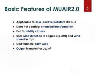 Air modelling presentation final2 | PPTX